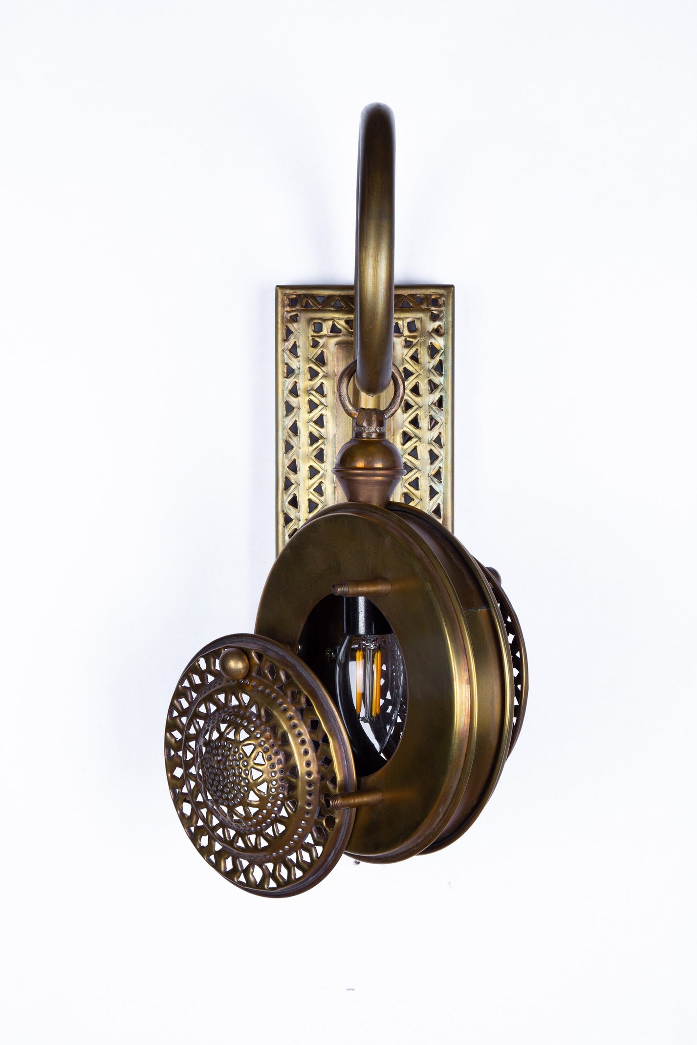 Antique Wall Light Sconces - Gold Brass Wall Sconce - Custom Wall Scon ...