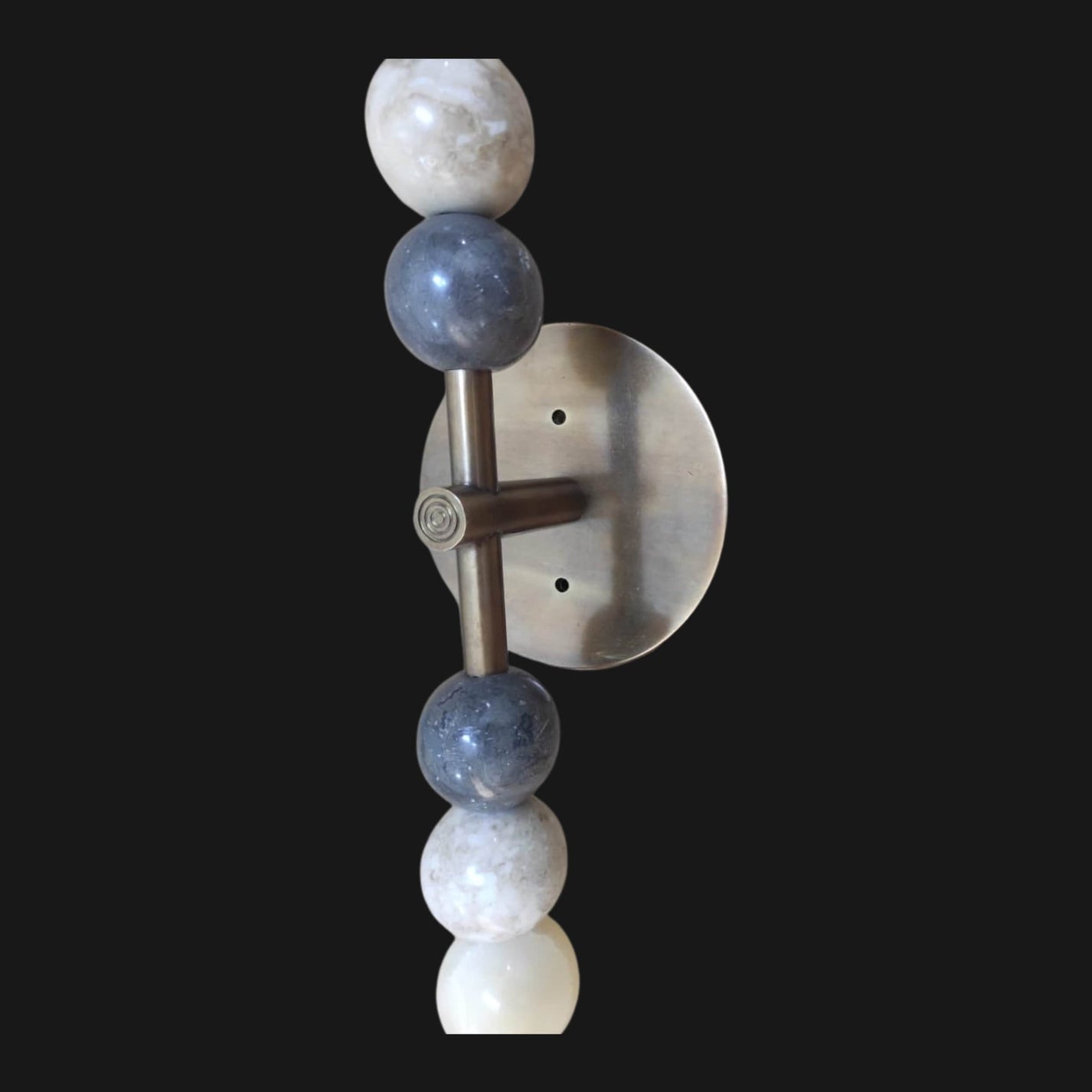 Double TALISMAN Wall Sconce - Wall Sconce Light - Modern gold Wall sco – GlassBlownStudio