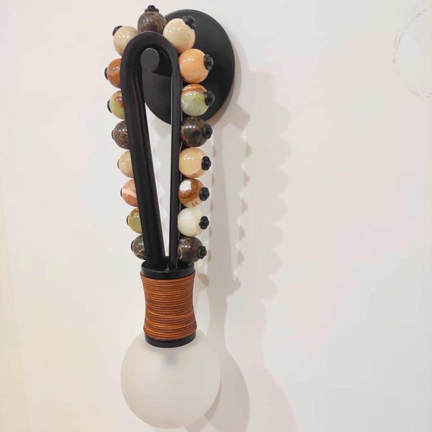 TALISMAN Loop Brass Wall Sconce – Customizable Modern Mid-Century Wall ...