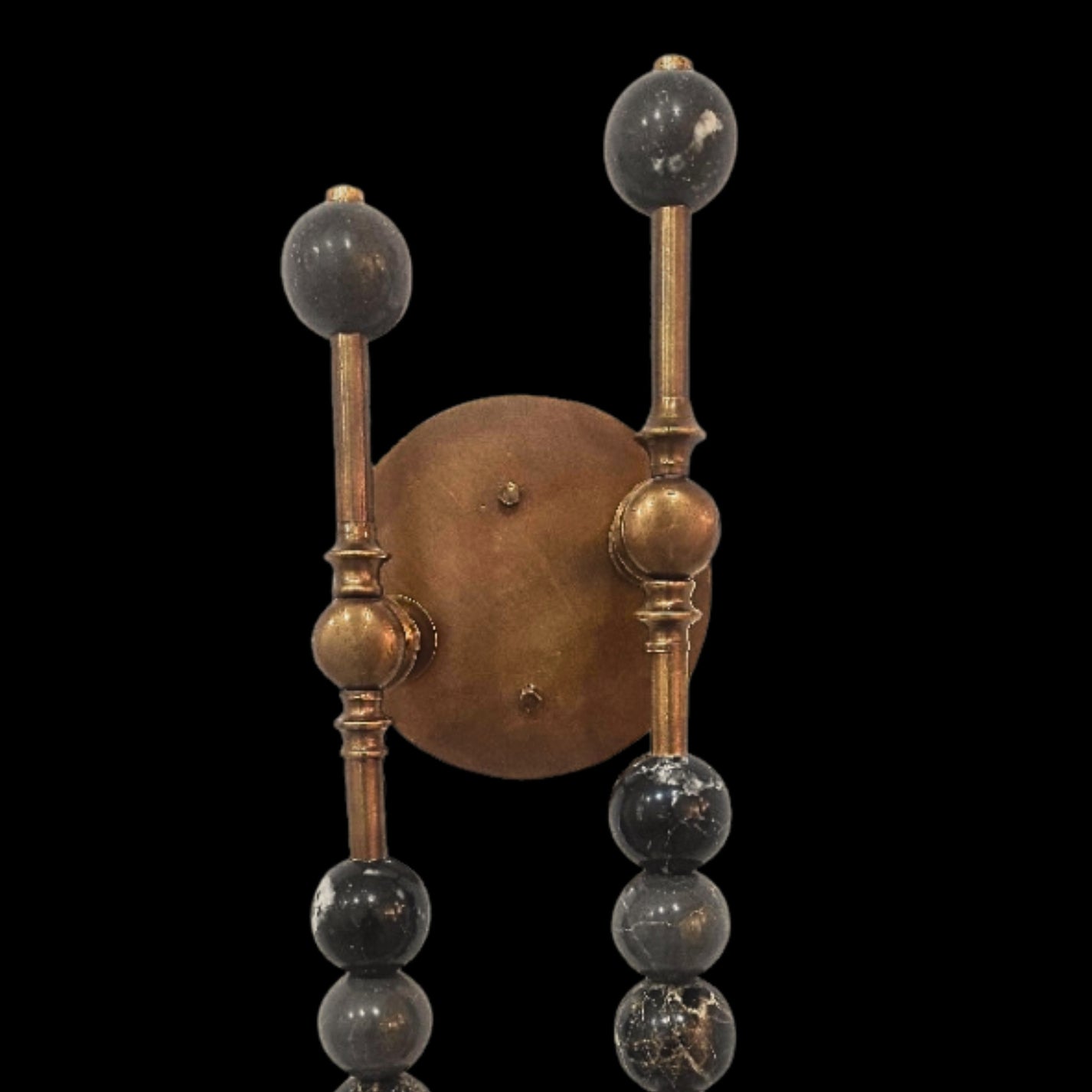 Double TALISMAN Wall Sconce - Wall Sconce Light - Modern gold Wall sco ...